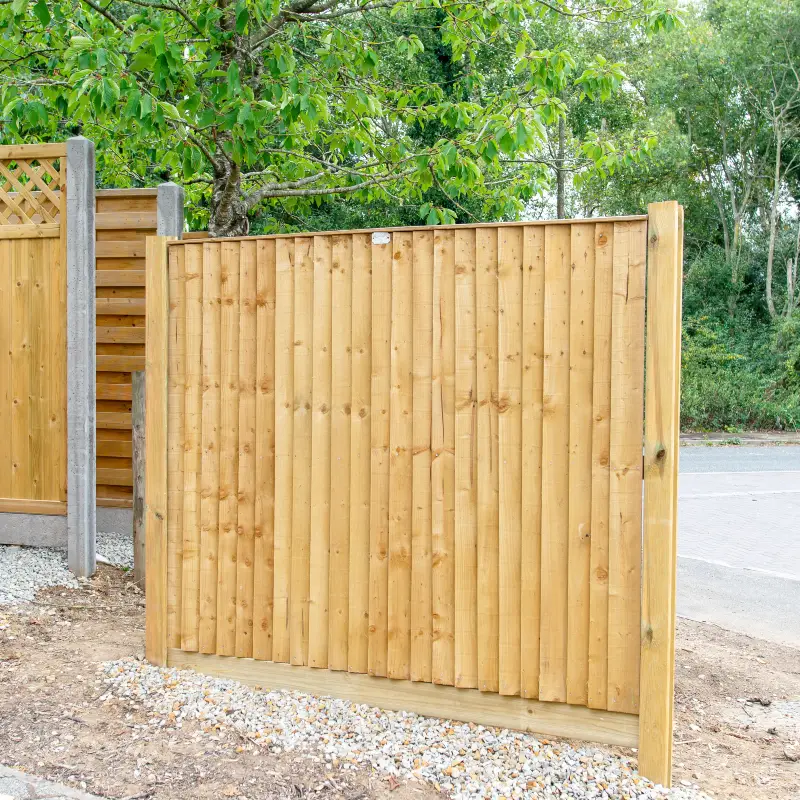 Feather edge fence panels store